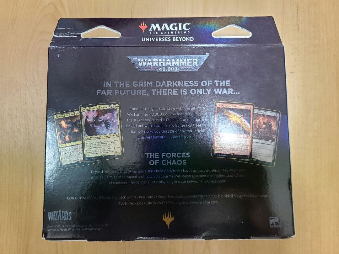 MTG 統率者デッキ ウォーハンマー40,000 禍つ神々の力 40k