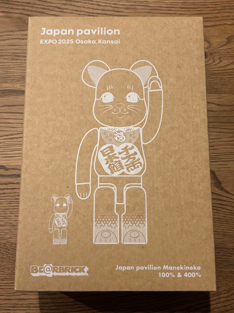 【日本館限定】BE@RBRICK 関西万博 招き猫 ベアブリック100＆400%