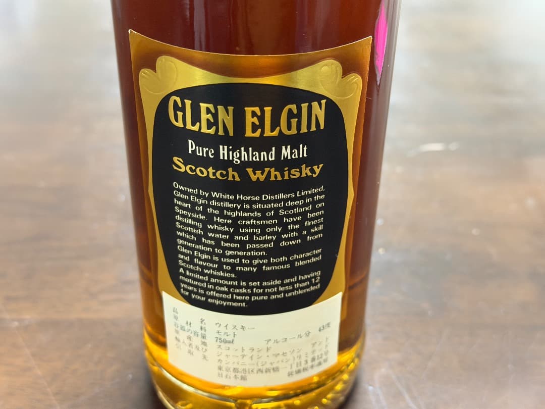 て*。様 Glen Elgin 12年 スコッチウイスキー 750ml（特級表記