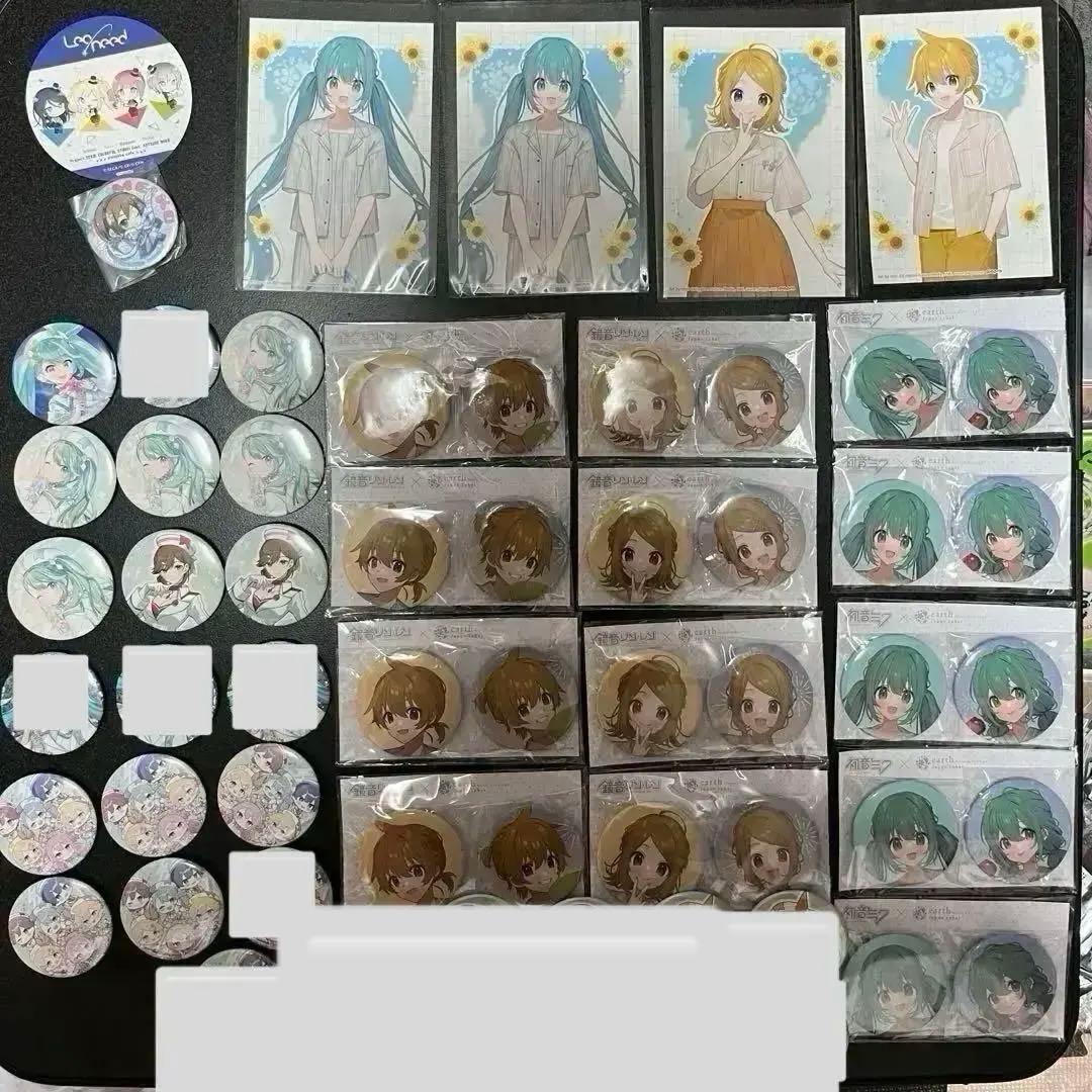初音ミク グッズまとめ売り 缶バッジ ポストカード