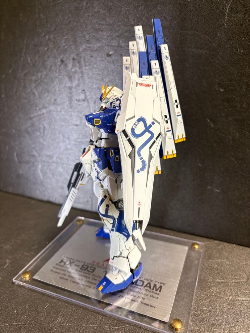 RG RX-93νガンダム 九龍版全塗装済完成品 クーロン九龍ガンダム