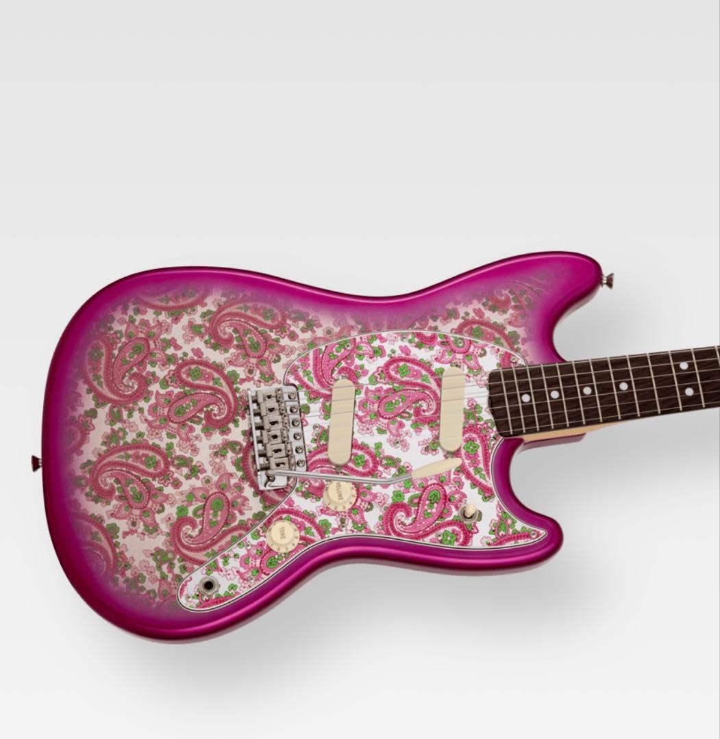 ギター Char Mustang Pink Paisley
