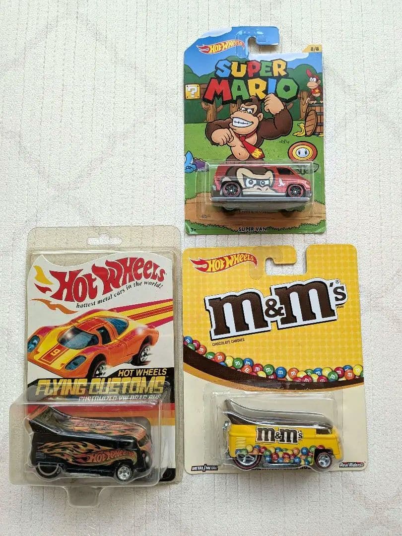 ホットウィール　ポップカルチャー　m&m's　VW カスタム　ドラッグバス