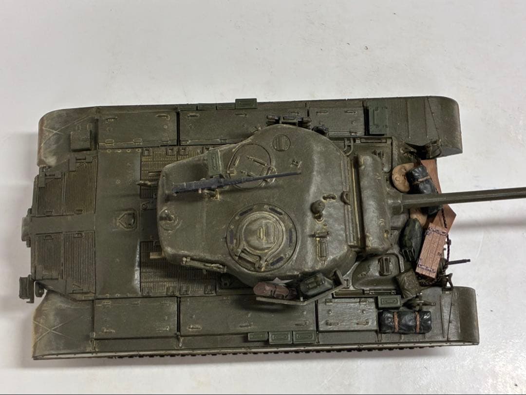 タミヤ　1/35 M26 パーシング　完成品　戦車　模型　プラモデル