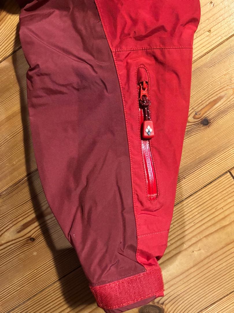 montbell スキーウェアセット 赤