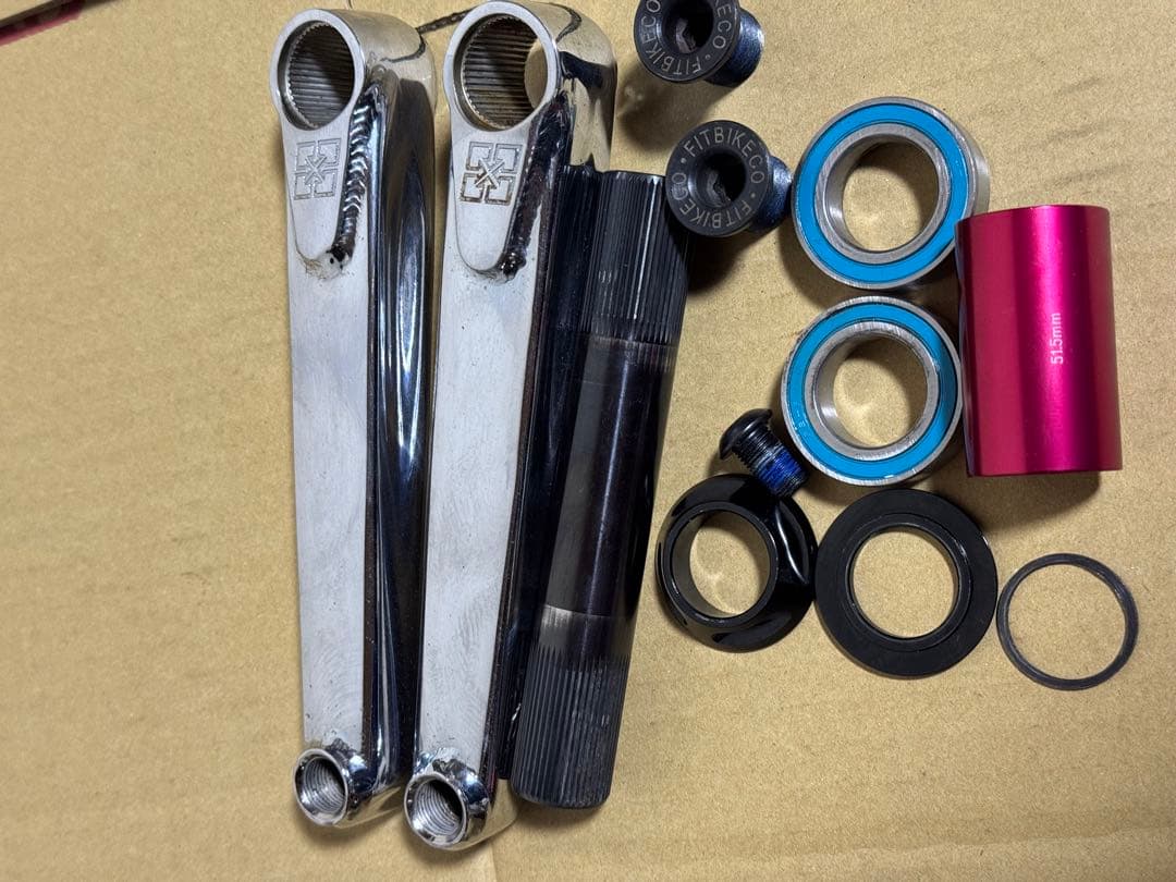 BMX クランクFIT ETHAN BLUNT 24MM CRANKS