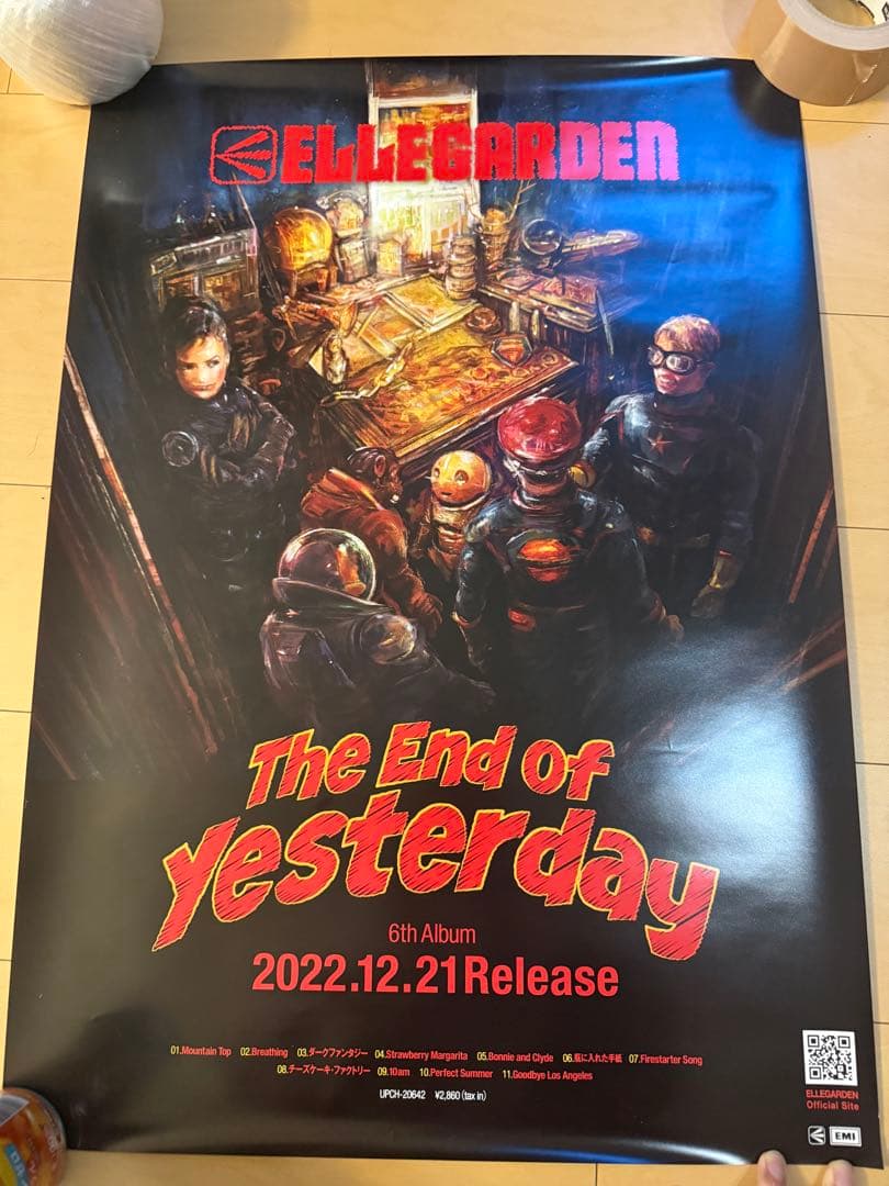 【非売品】ELLEGARDEN The End of Yesterdayポスター