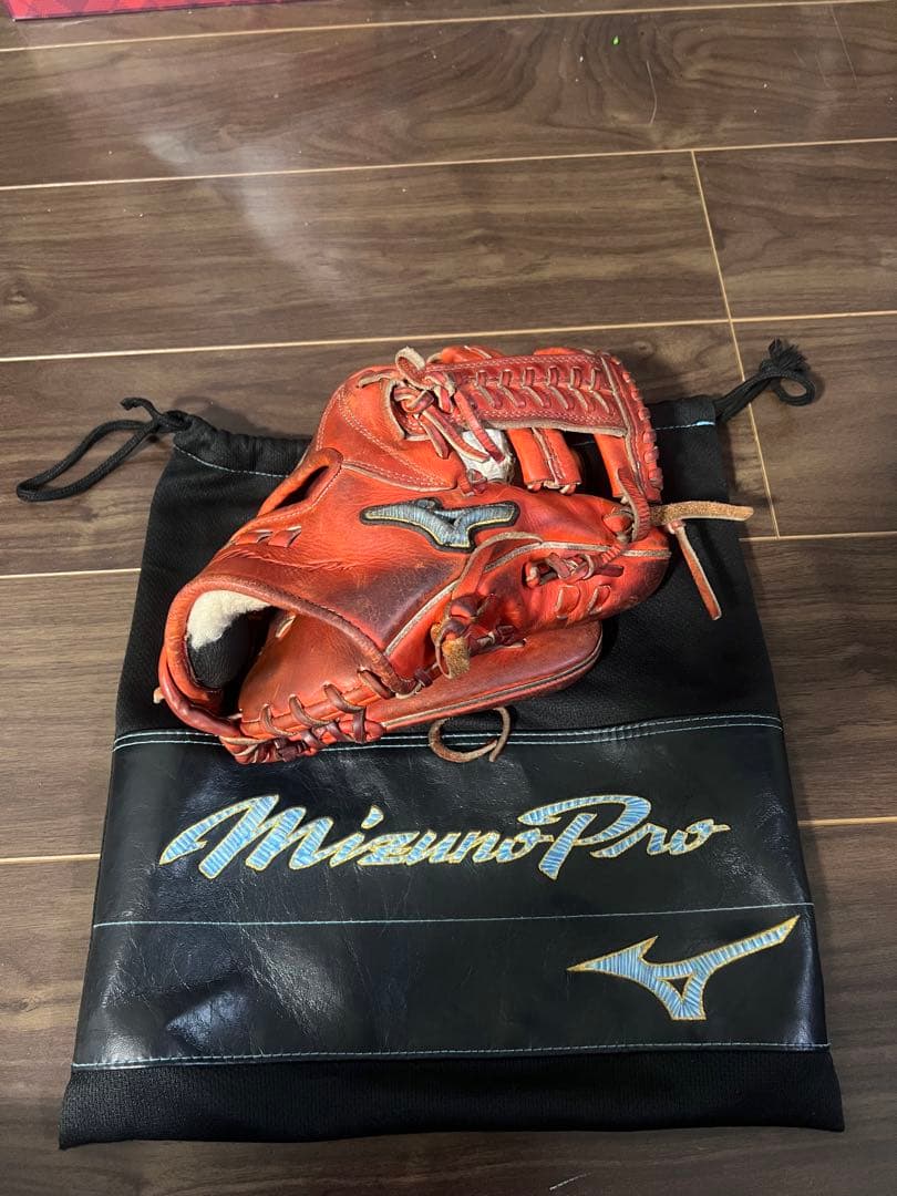 Mizuno Pro 軟式内野用　野球グローブ ダイバーシティブルー　大人用