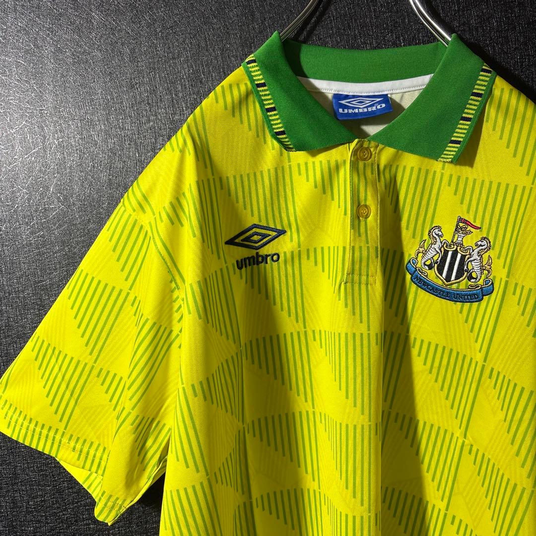 【★ニューカッスル】 umbro 古着 サッカー ユニフォーム 90年 XL