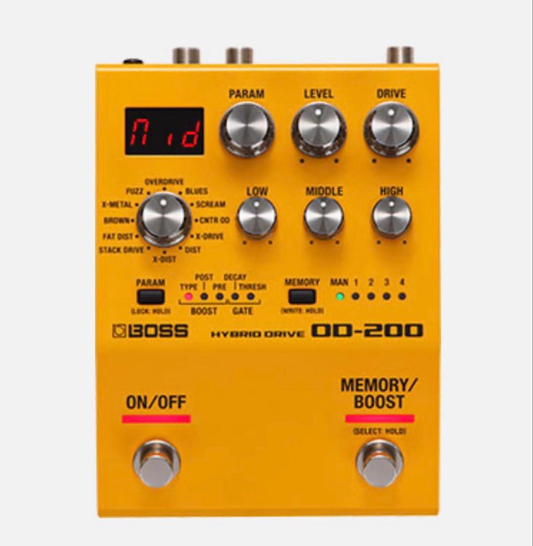 【新品未使用】BOSS OD-200、純正アダプター1個
