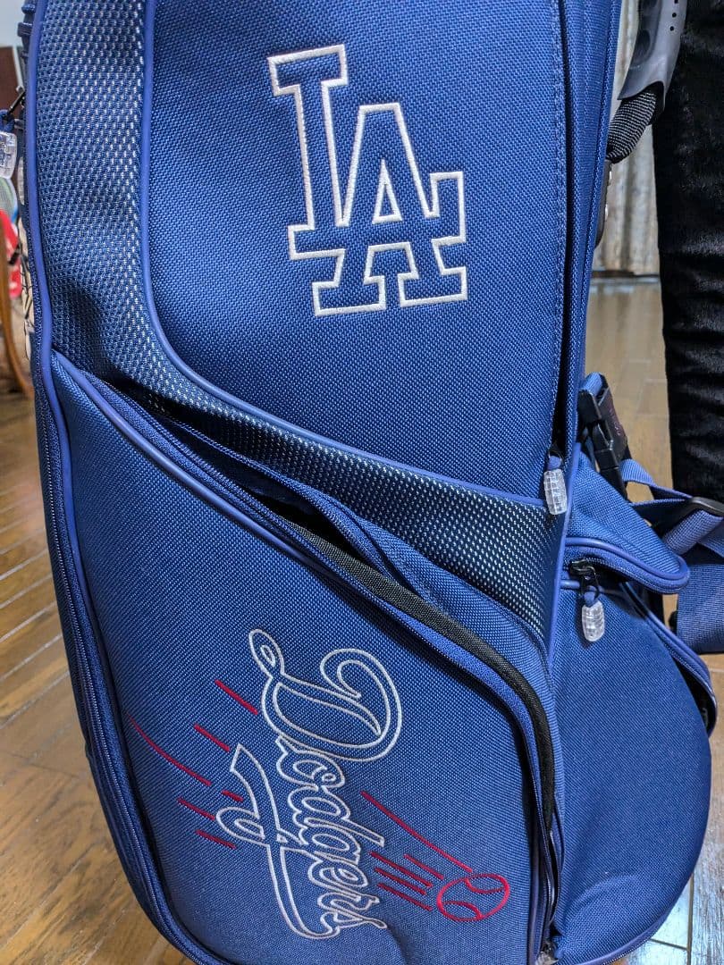 【美品】LA Dodgers ゴルフバッグ ネイビー ドジャース　大谷翔平