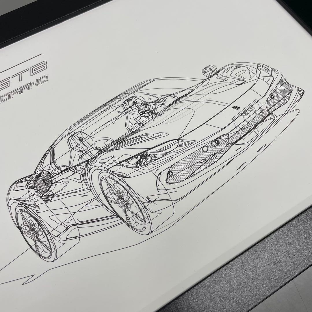 貴重‼️Ferrari 296 GTB Assetto Fiorano絵画　2点