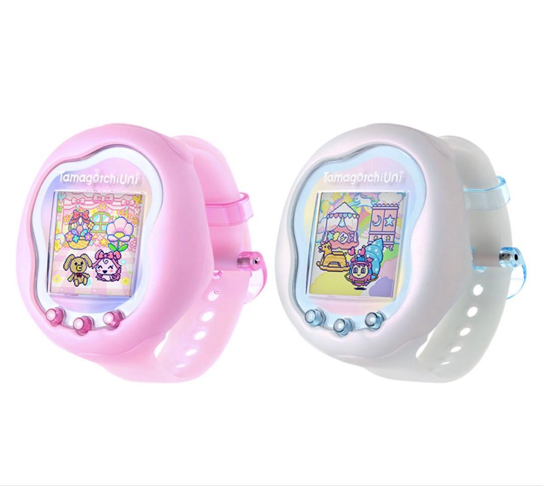【新品未開封】 Tamagotchi Uni Aurora Pink White