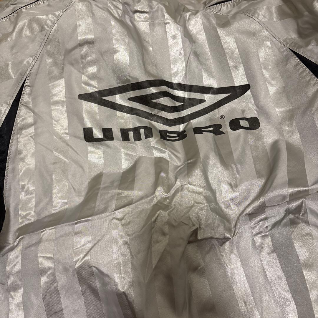 UMBRO ウィンドブレーカー シルバー・ブラック
