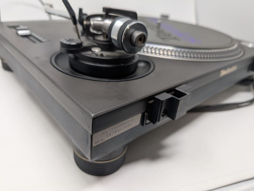 【良品・動作確認済】Technics SL-1200MK3 ターンテーブル 黒