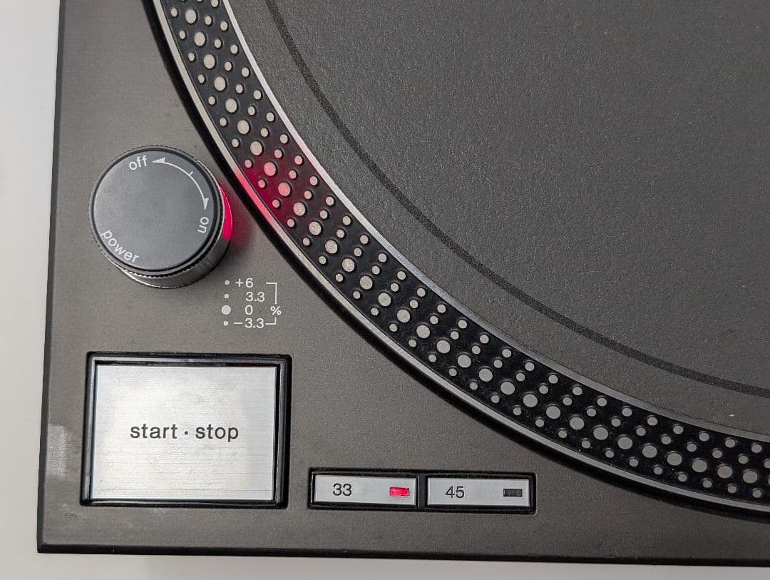 【良品・動作確認済】Technics SL-1200MK3 ターンテーブル 黒