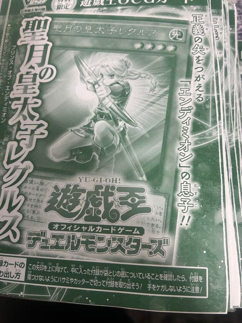 50枚セット　Vジャンプ　遊戯王　聖月の皇太子レグルス