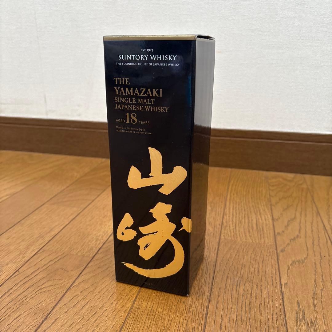 山崎 18年 シングルモルトウイスキー 700ml 新品未開封