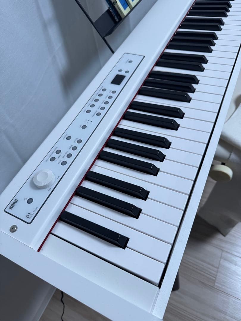 KORG D1 White 電子ピアノ ST-WLスタンド付き