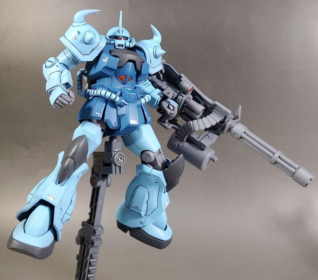 HG HGUC 1/144 グフカスタム 改修 全塗装 完成品 08小隊