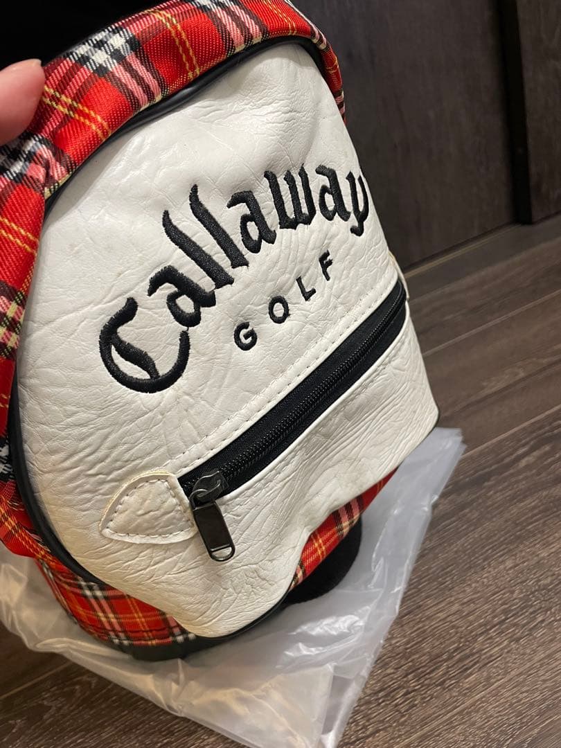 Callaway キャディバッグ 赤 チェック柄