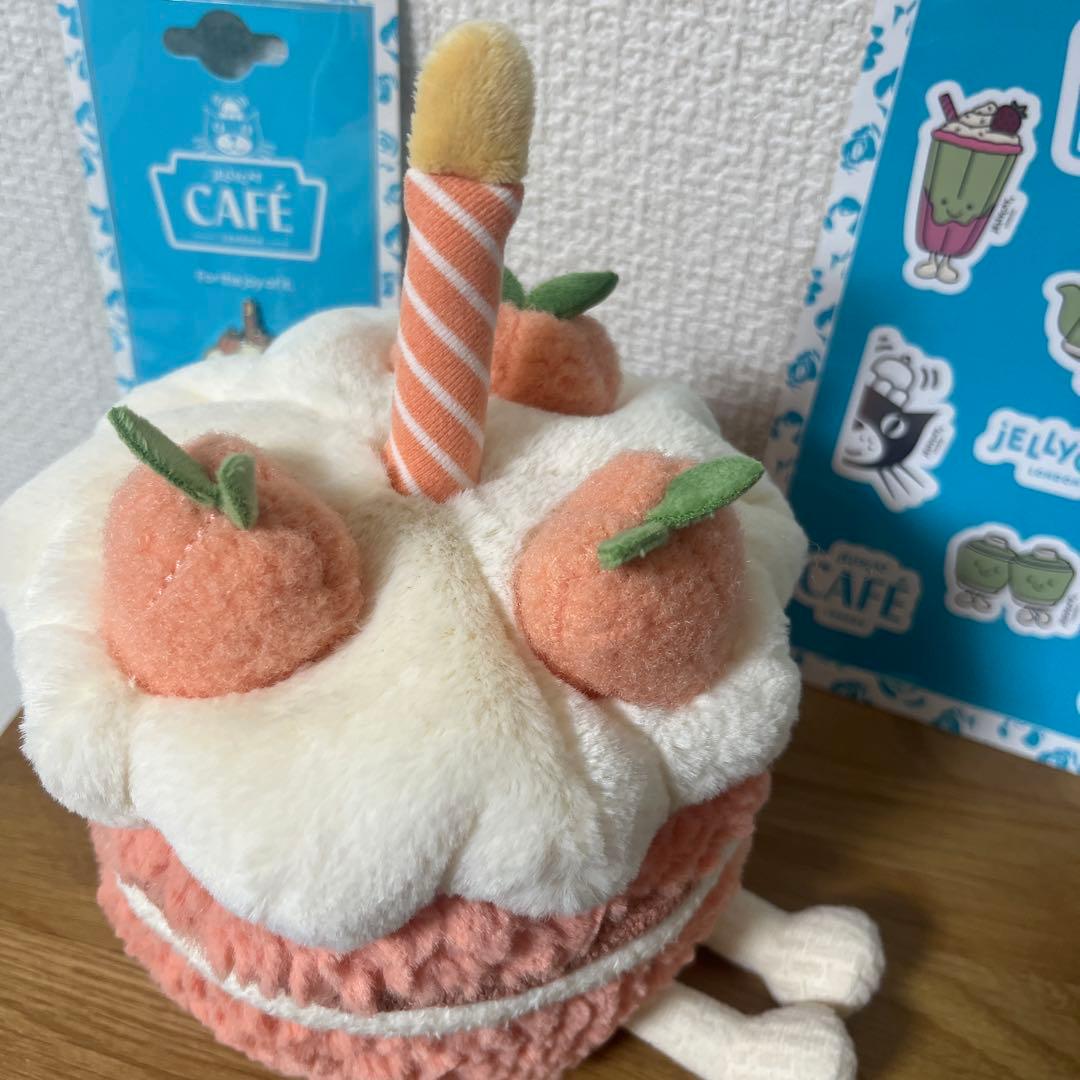  Melbie Peach Cake上海限定 ケーキ ぬいぐるみ