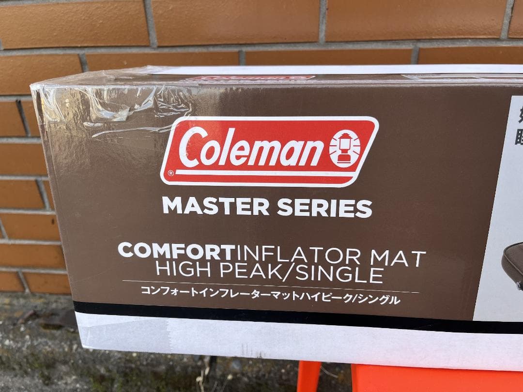 未使用！【Coleman】 コンフォートインフレーターマット ハイピークシングル