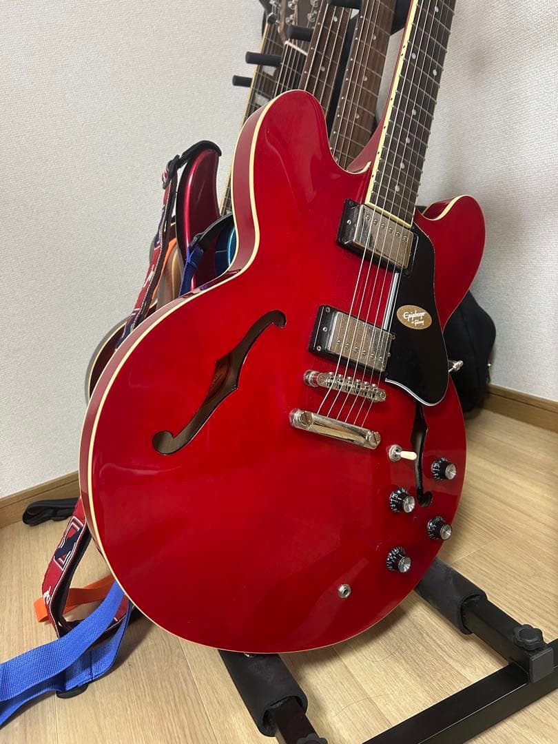 か*様 Epiphone ES-335 Cherry セミアコ