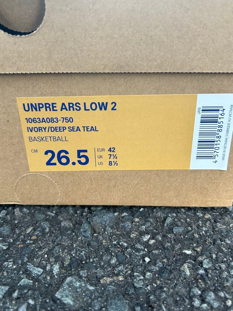 【新品】 UNPRE ARS LOW 2 バスケットボールシューズ 26.5cm