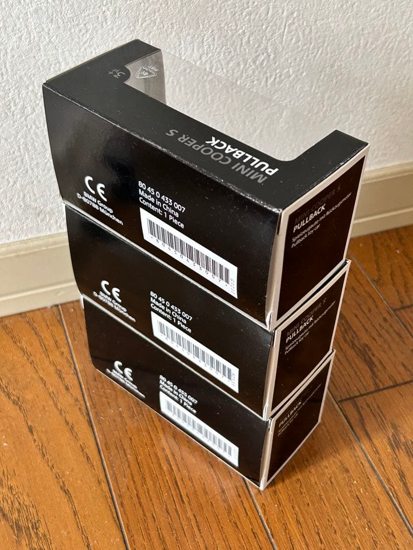  MINI純正 ミニカー 3台 ミニクーパーS プルバックカー R56