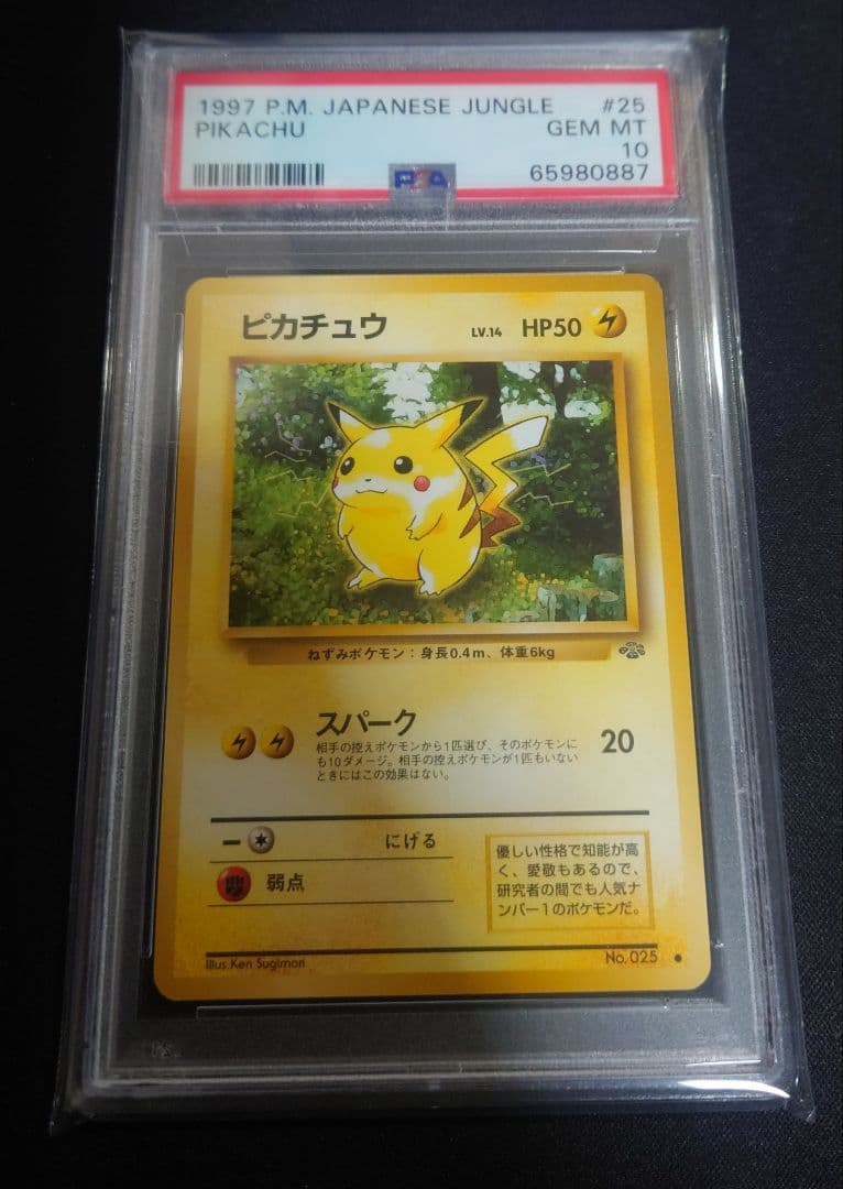 ピカチュウ　ジャングル　旧裏　psa10