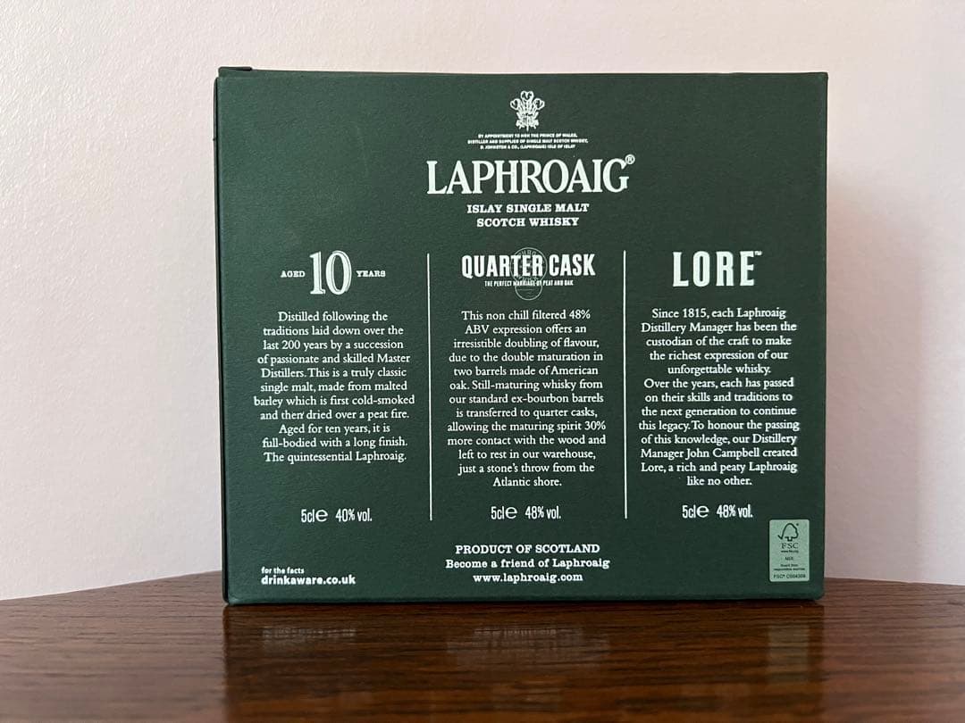 サントリー♡LAPHROAIGラフロイグテイスティングコレクション3本セット
