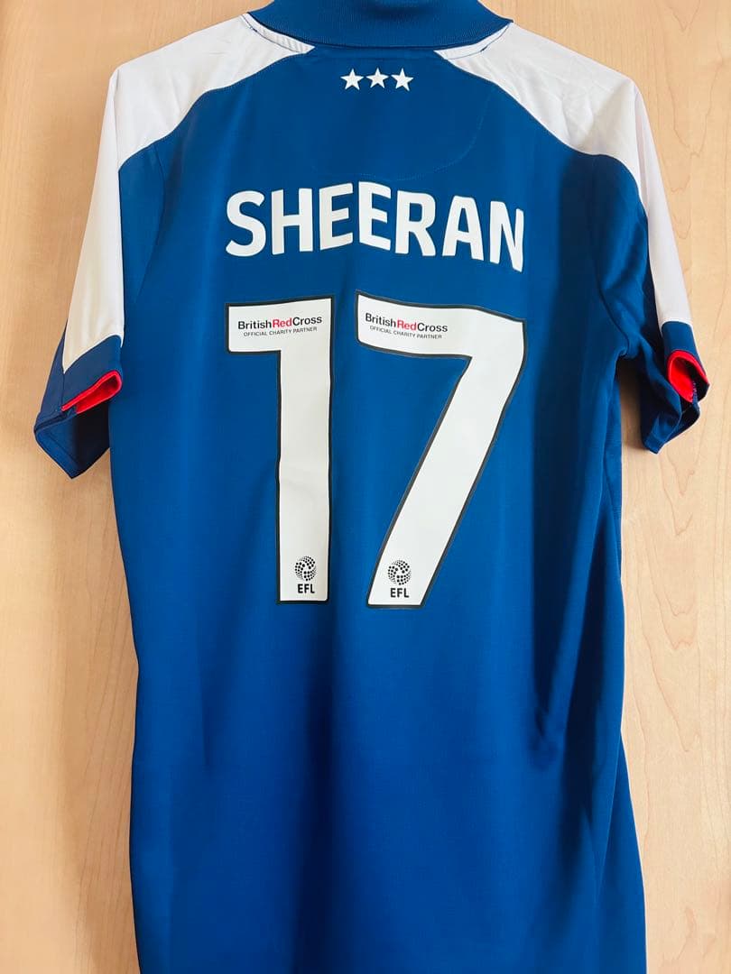 【新品・未使用】Ed Sheeran イプスウィッチ・タウンFC ユニフォーム