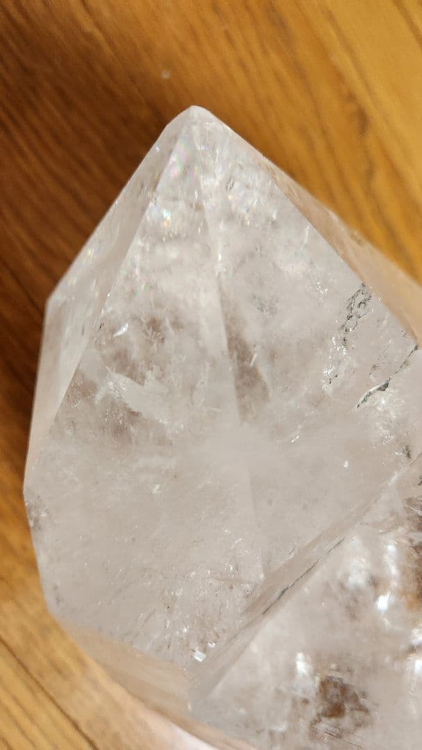 最終値下✨水晶　六角柱　イシスクリスタル　4.13キロ