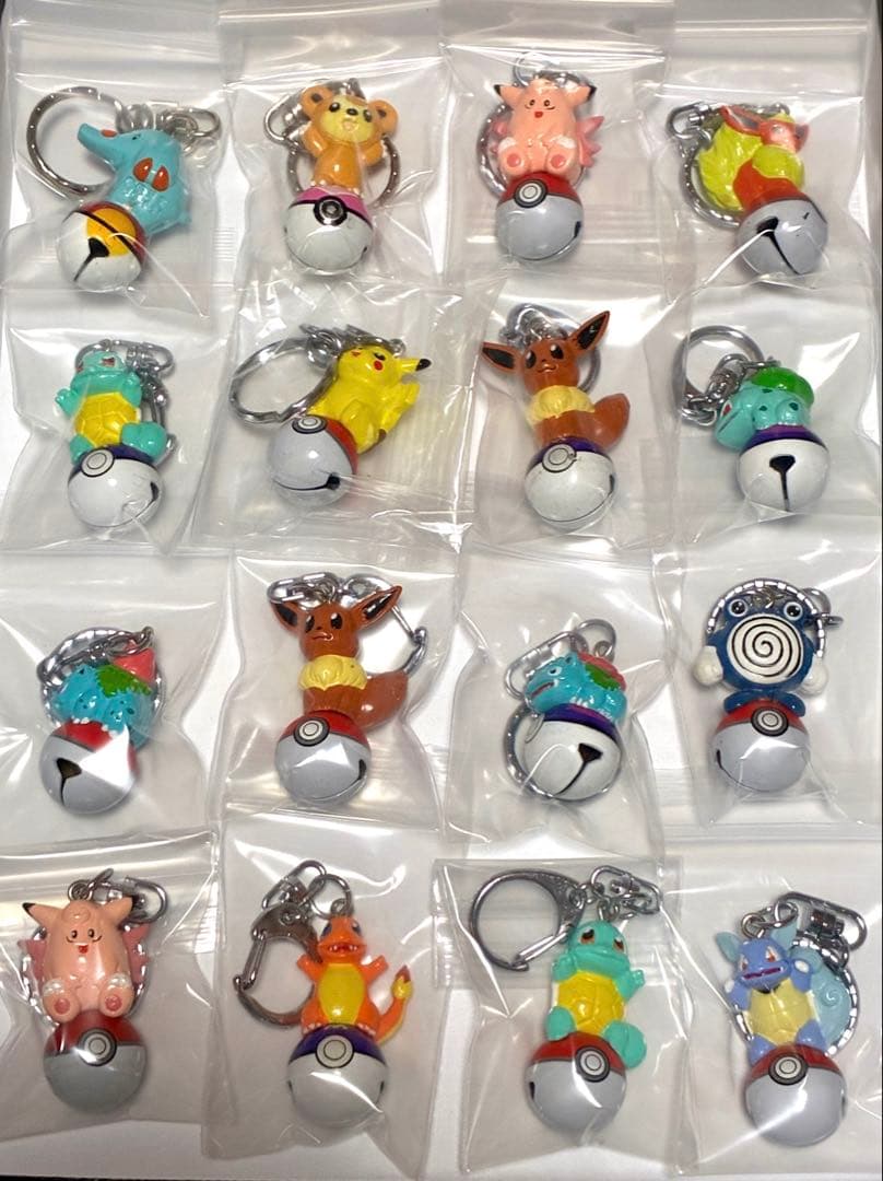 希少 当時物 ポケ鈴コレクション16個セットおまけ付 レトロ品 Pokémon