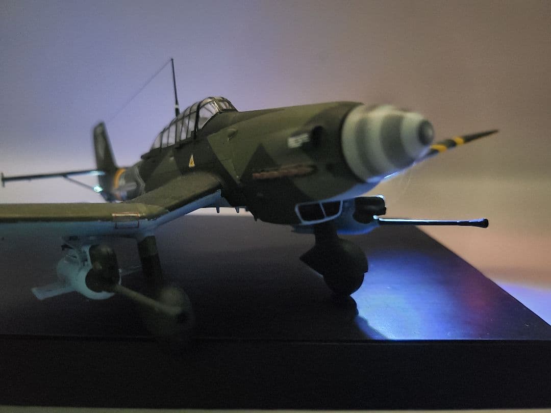ユンカース スツーカ ju87 タンクバスター リアルモーターライズ完成品