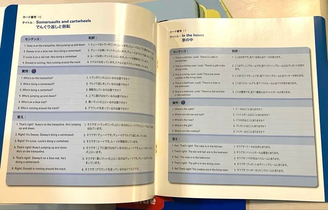 最新版　ディズニー英語システム　Ｑ＆Ａカード　dwe トークアロング