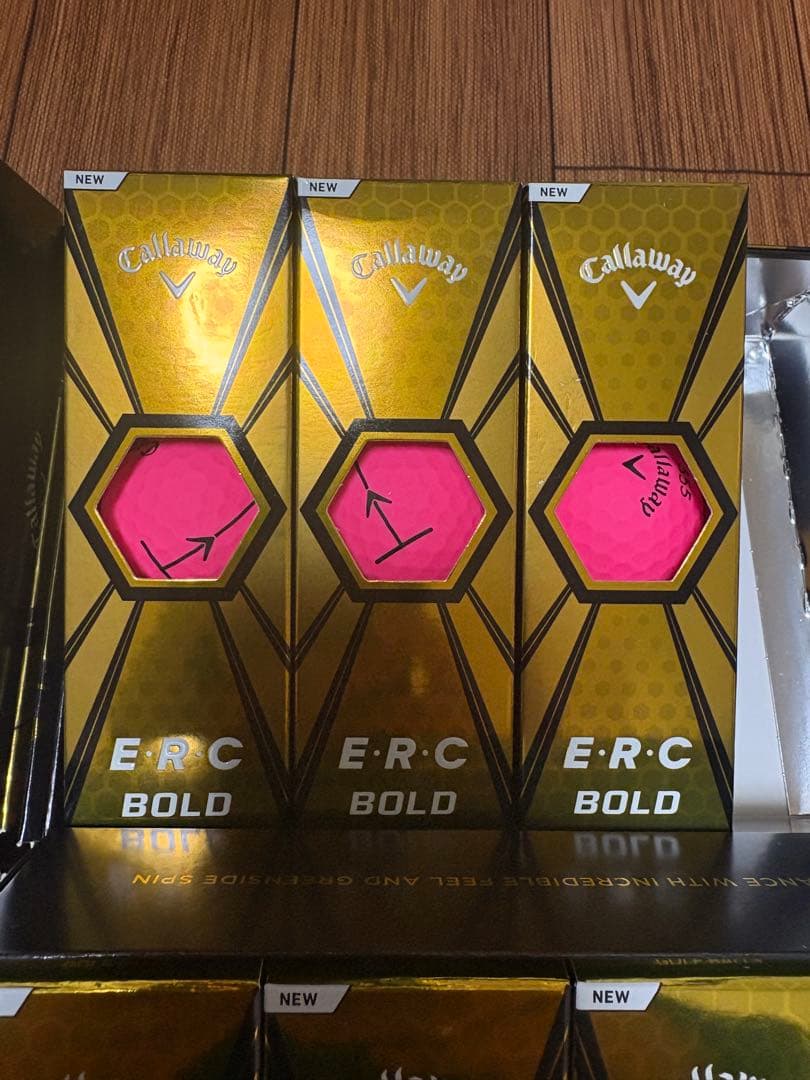 【入手困難】Callaway ERC BOLD ボールセット