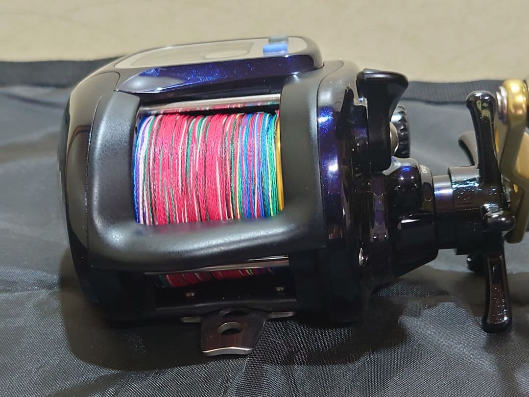 Daiwa TANASENSOR 400 両軸リール カラーライン#3付き