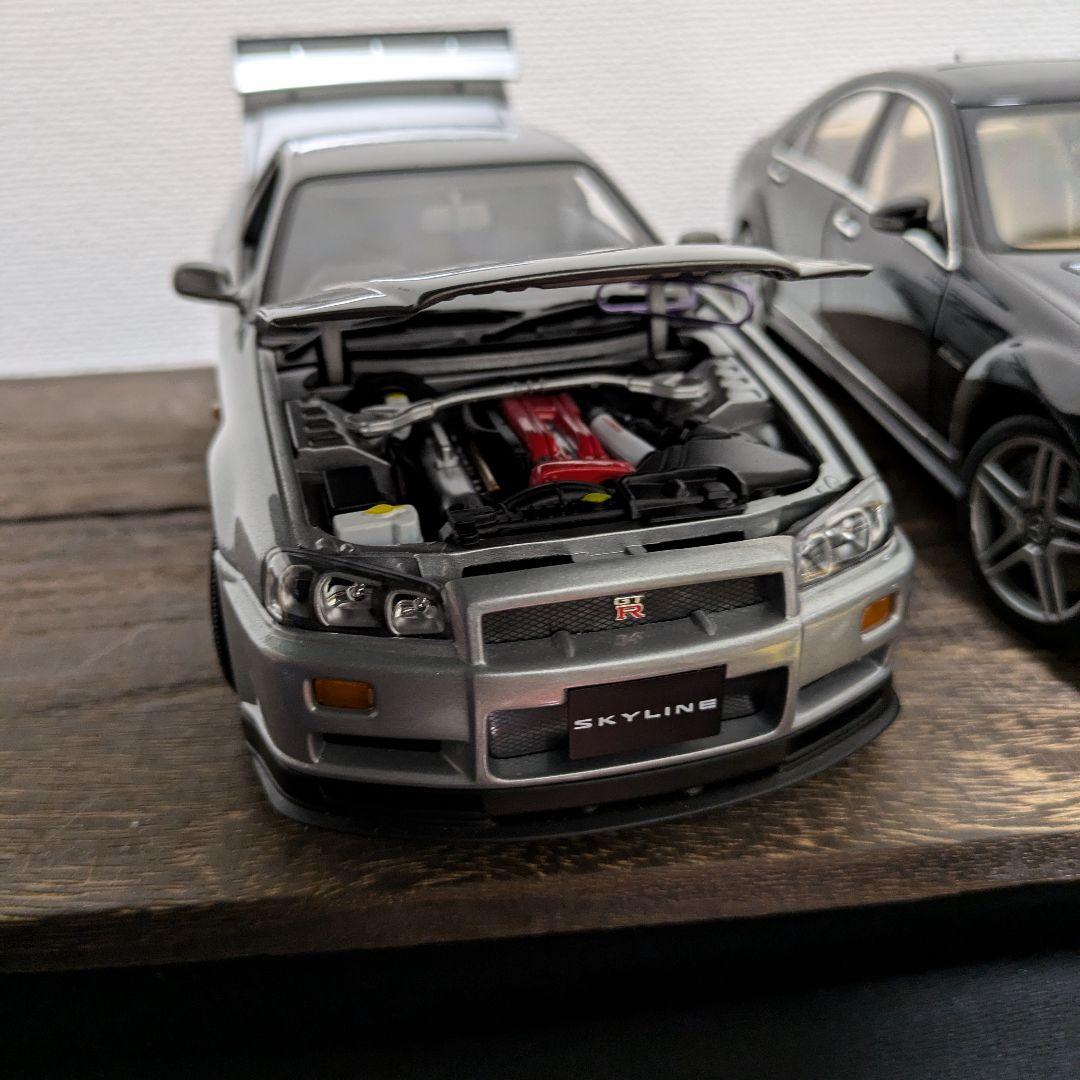 スカイライン GT-R 1/18　R34 skyline AUTOart