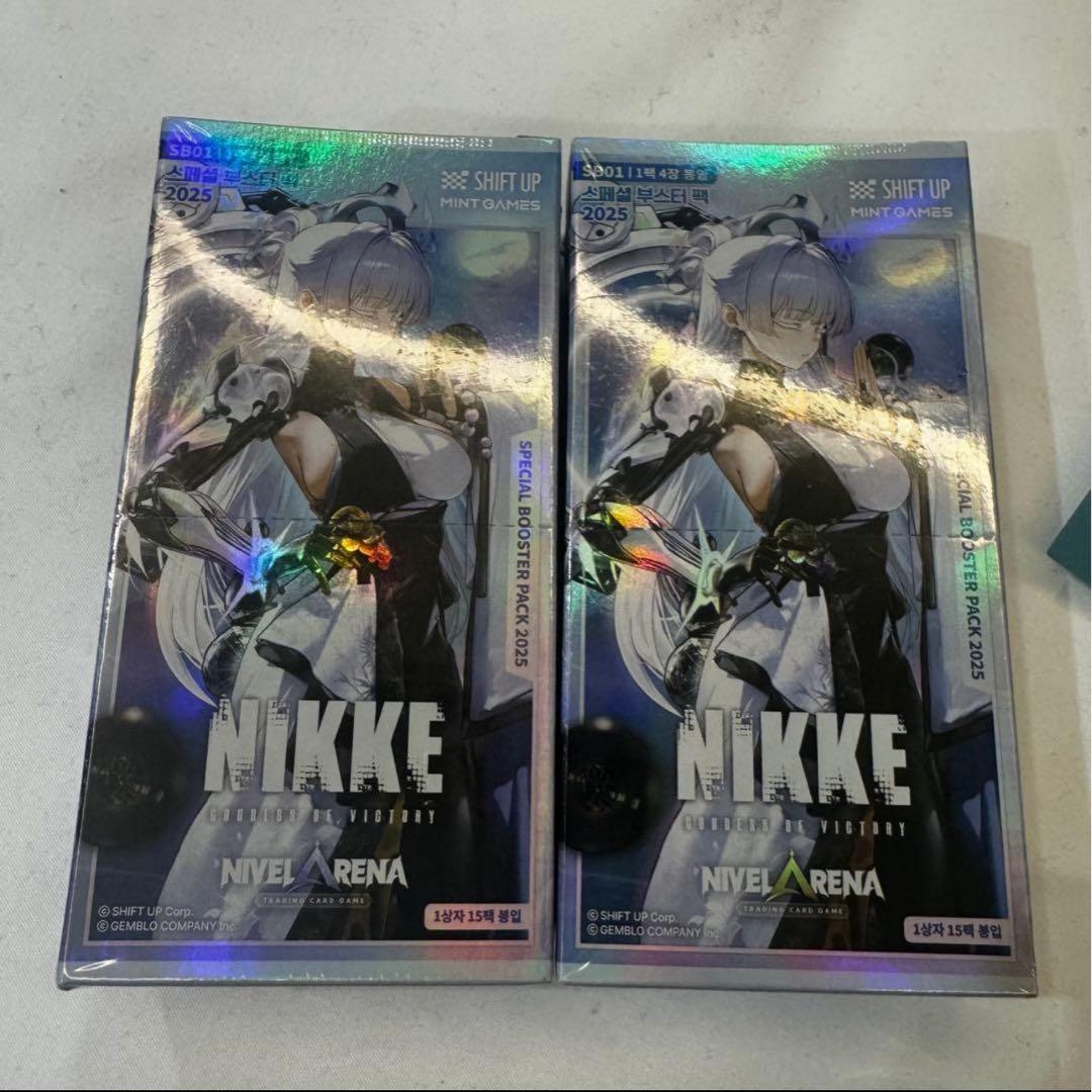 海外限定】勝利の女神NIKKE ニベルアリーナ　TCG 2BOX おまけ付　ニケ