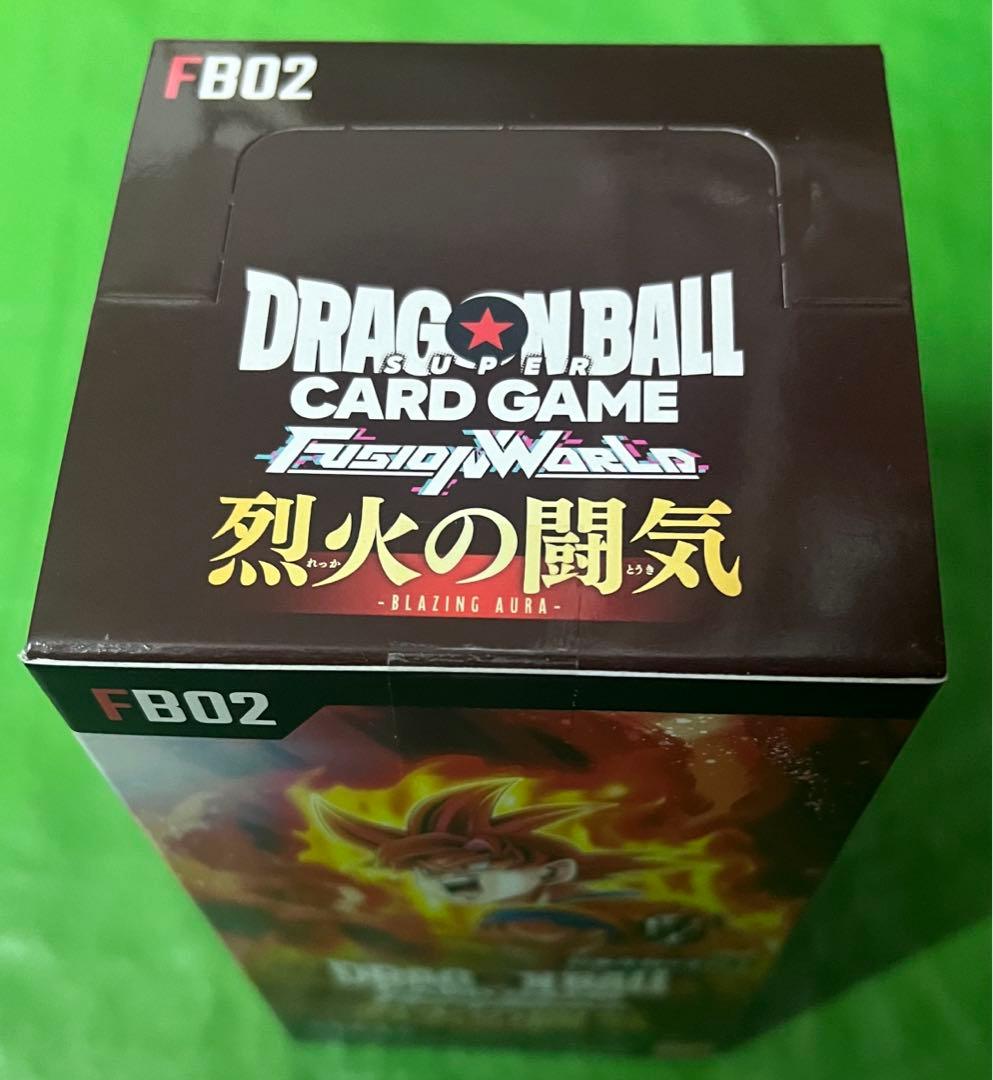【新品未開封】ドラゴンボールカード　烈火の闘気　テープつき1box 新品未開封