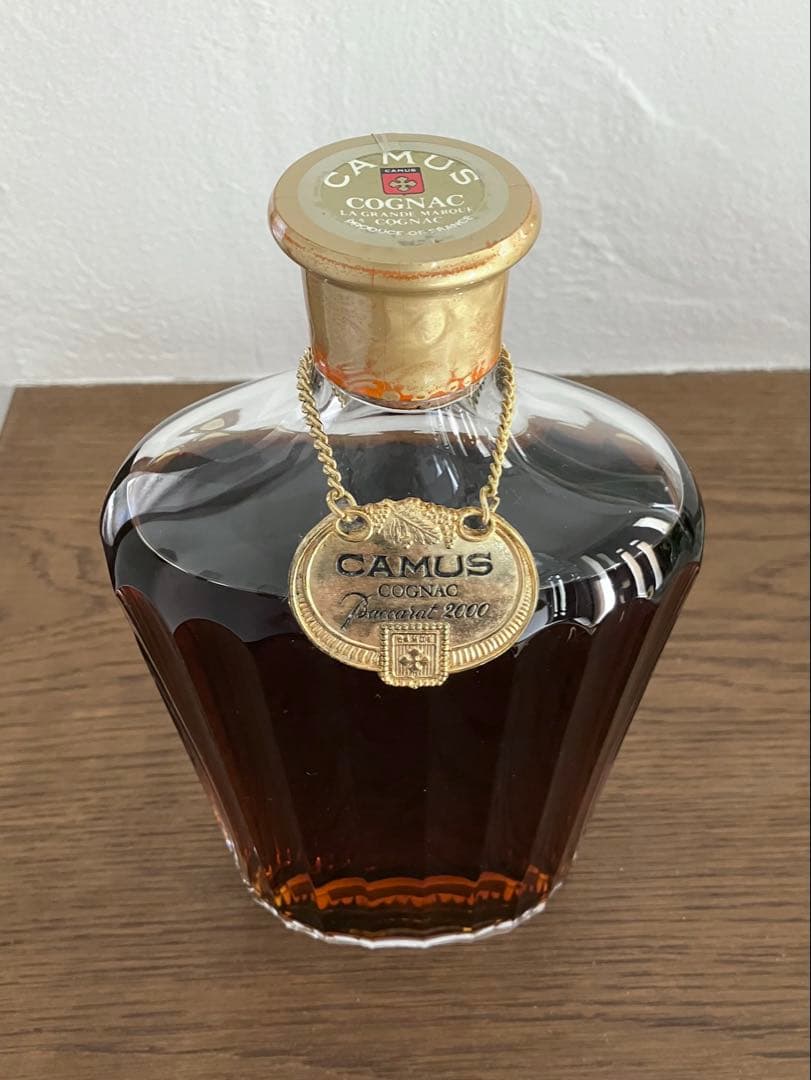 古酒 CAMUS Cognac Baccarat 2000 ギフトボックス入り