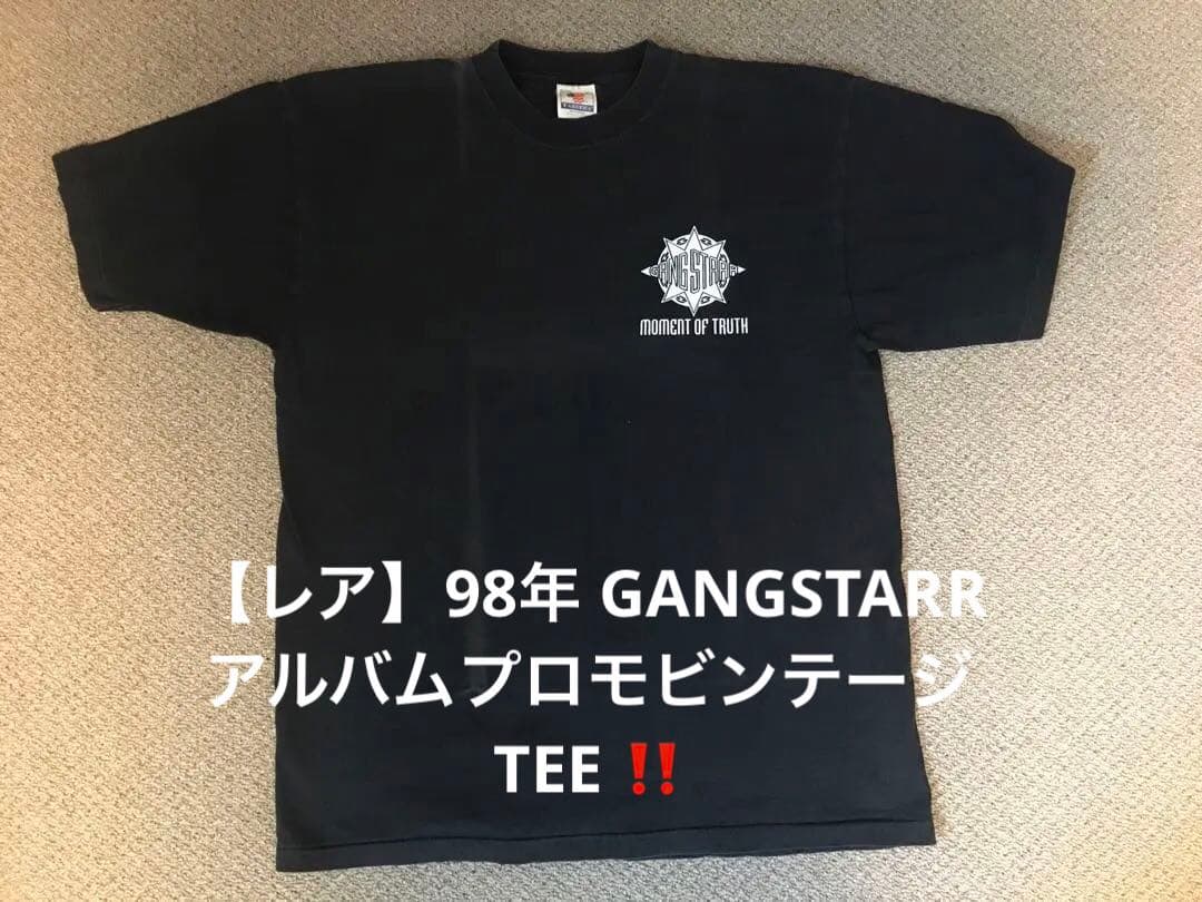 【レアオフィシャル】GANGSTARR アルバムプロモビンテージTシャツ