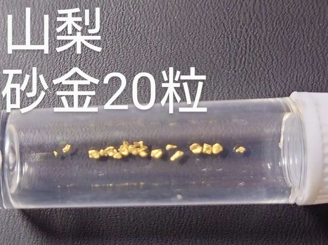 【値下げ依頼対応中】砂金 20粒 山梨砂金採り体験