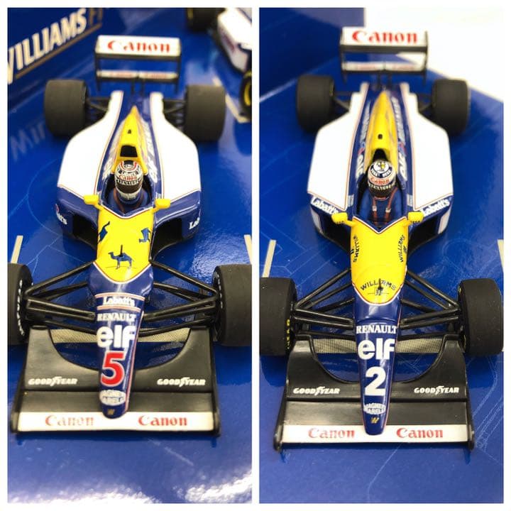 【限定】 ミニチャンプス ウィリアムズ 1/43 F1 FW14B FW15C