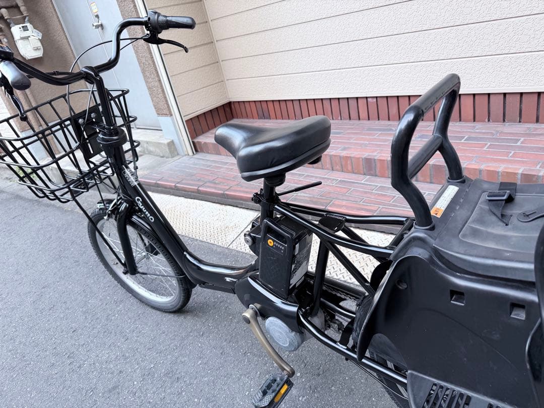 子供乗せ　パナソニック　電動アシスト自転車 Gyutto チャイルドシート付き