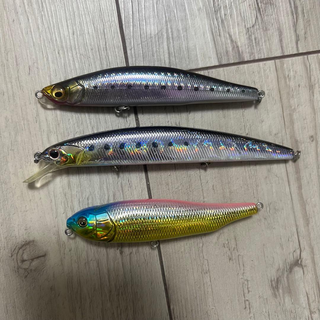 Megabass KAGELOU124F 155F新品と中古５個セットとおまけ