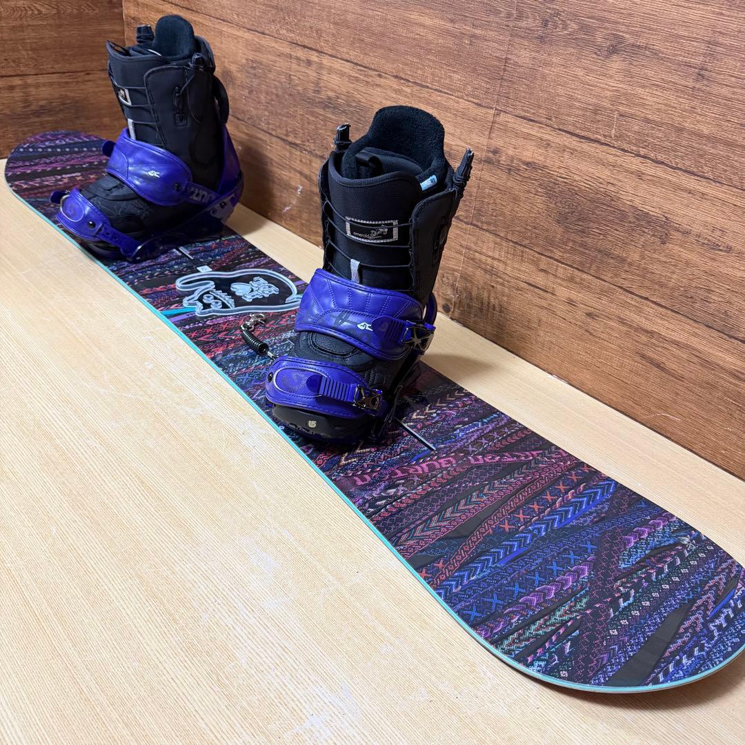 美品　BURTON バートン　レディース　スノーボード　5点セット　ブーツ無し