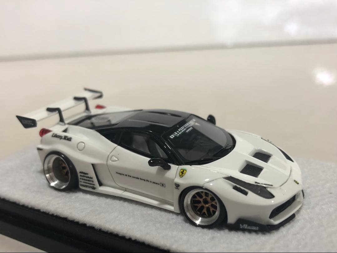 JEC 1/64 LBワークス　フェラーリ 458GTシルエット深リムカスタム